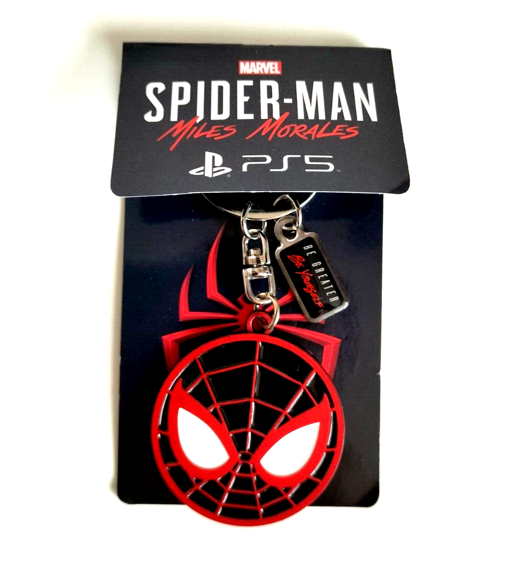 Spider-Man Miles Morales Keyring & Magnets x5 Promo Set Marvel PS5 ...