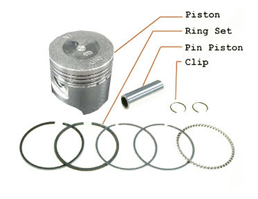 PISTON FOR TOYOTA STARLET COROLLA 2E ENGINE 12 VALVE 1.3 1984-1990 ...