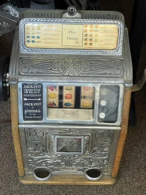 Antique 10 Cent Caille Brothers Superior Bell Slot Machine | eBay