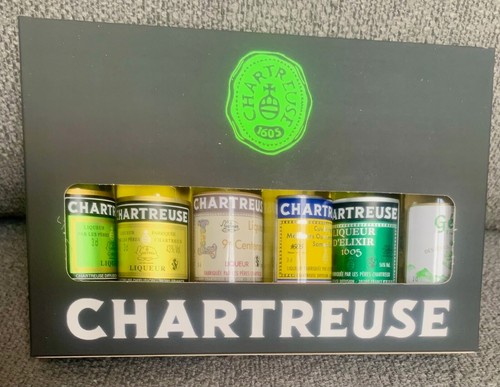 CHARTREUSE - BOX OF 6 MIGNONNETTES MINIATURE BOOTLE - JAUNE VERTE ...