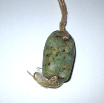 AUTHENTIC JADE STONE ANCIENT EGYPTIAN PRE DYNASTIC BEAD ARTIFACT | eBay