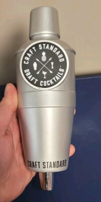 New Craft Standard Draft Cocktails Beer Tap Handle 2 Sided Pull 8 ...