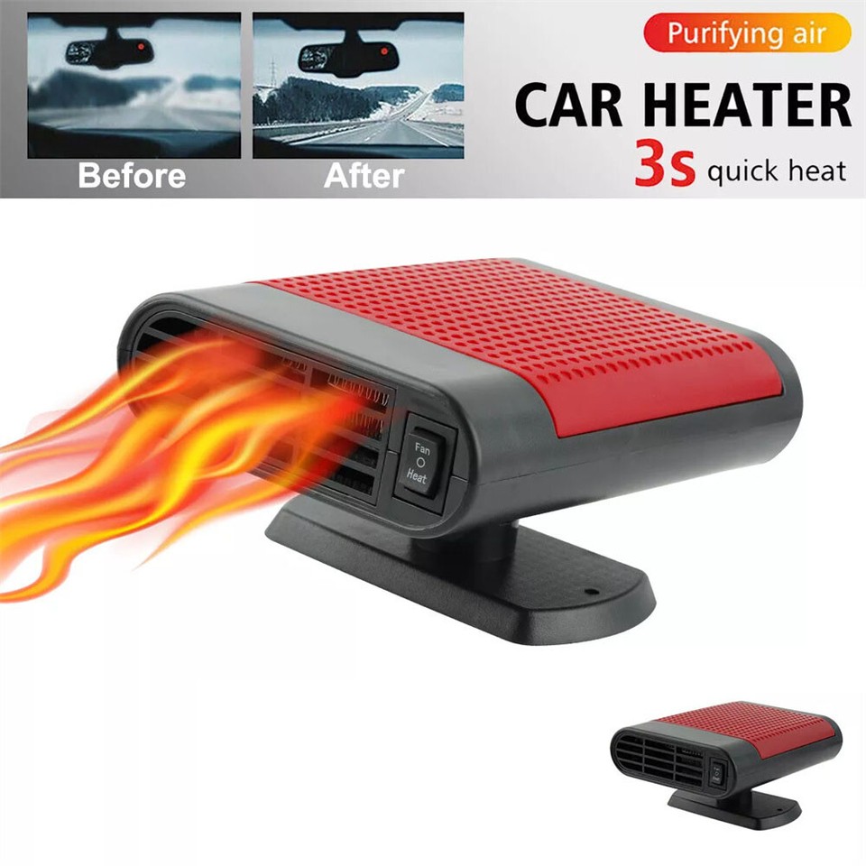 12V Car Heater Portable Electric Heating Fan Defogger Defroster ...