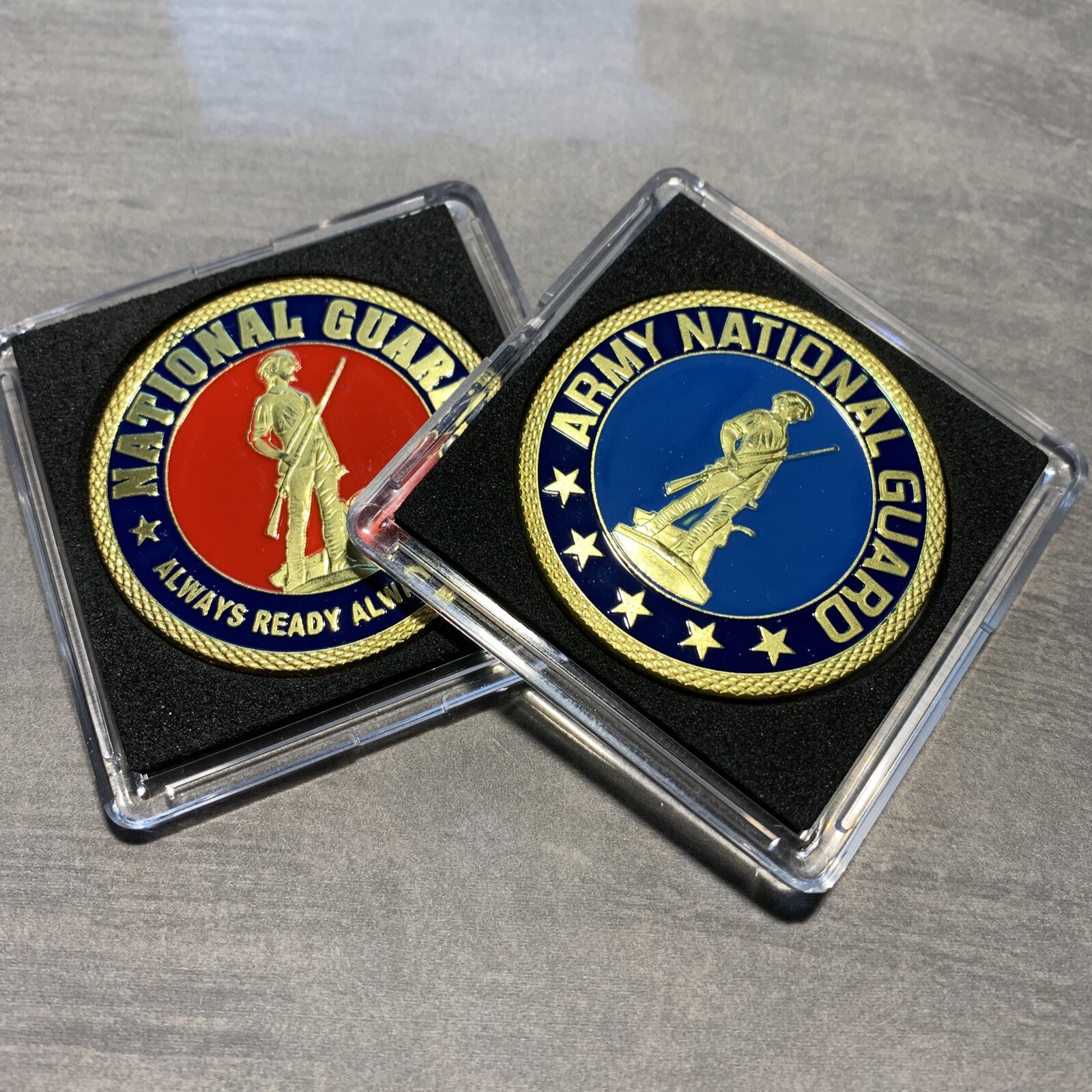 NATIONAL GUARD US Army *Always There Always Ready Challenge Coin With ...
