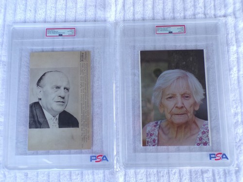 OSKAR & EMILIE SCHINDLER PSA AUTHENTICATED PHOTO WORLD WAR II HOLOCAUST ...