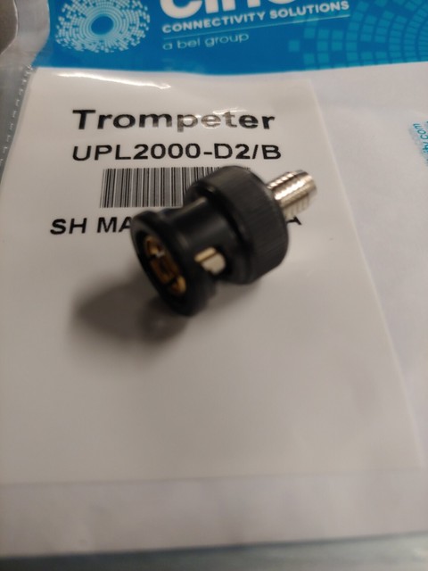 Trompeter Cinch UPL2000-D2 BNC 4 Ghz Crimp Connectors Qty Belden 1505A ...