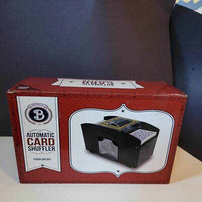 Automatic Card Shuffler – Battery Operated 4 Deck Playing Card ...