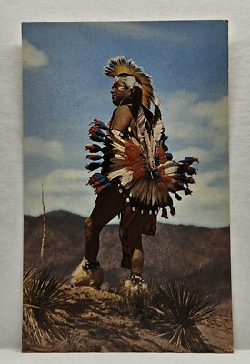 Vintage Postcard Colorful Native American Indian Unposted Unused | eBay