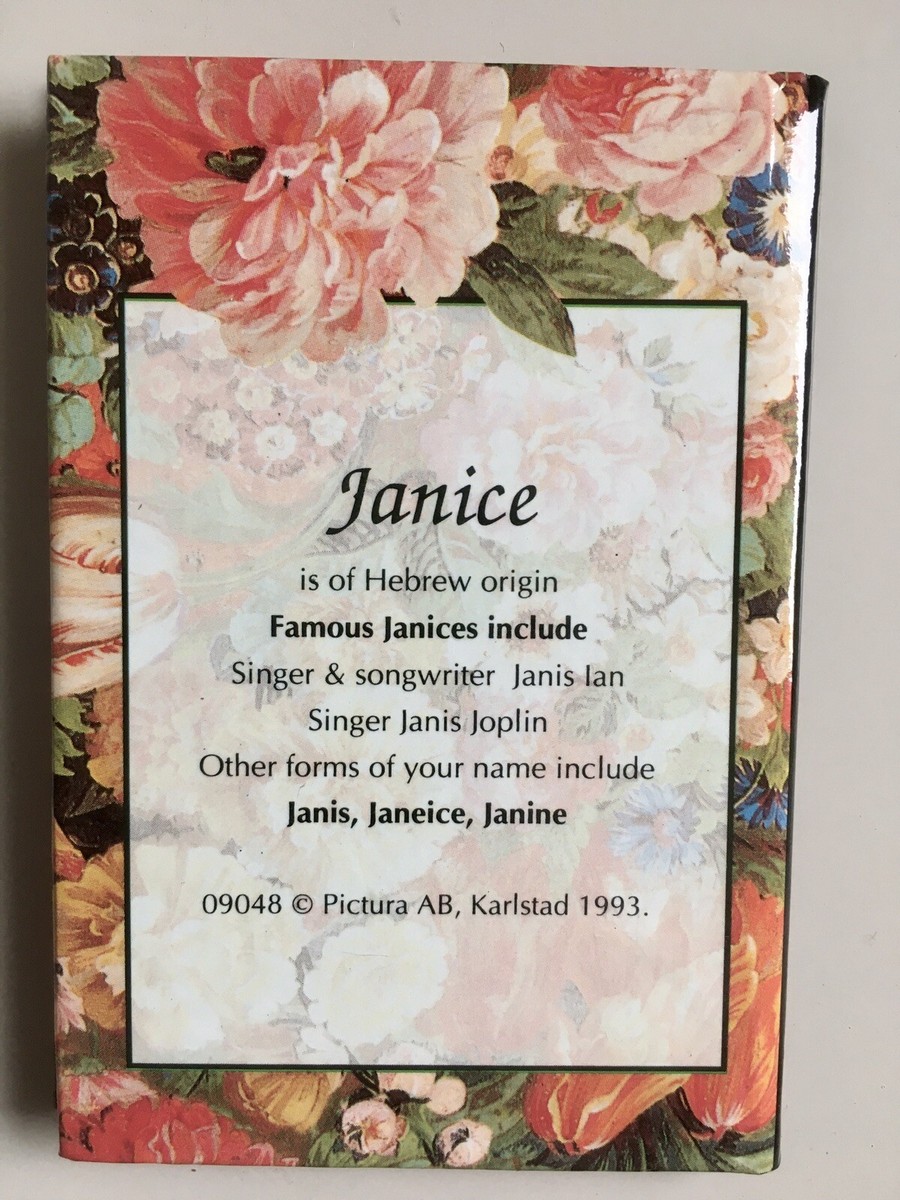 Janeice Names Encyclopedia