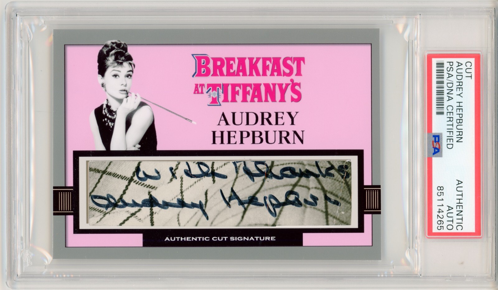 Audrey Hepburn ~ Signed Autographed Breakfast at Tiffany's Trading Card ...