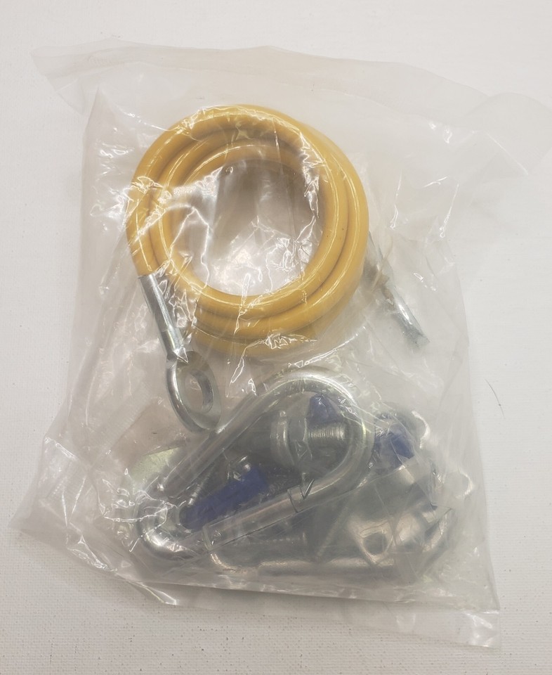 T & S BRASS AG-RC GAS-CONNECTOR RESTRAINING KIT WITH 5' CABLE 089 ...
