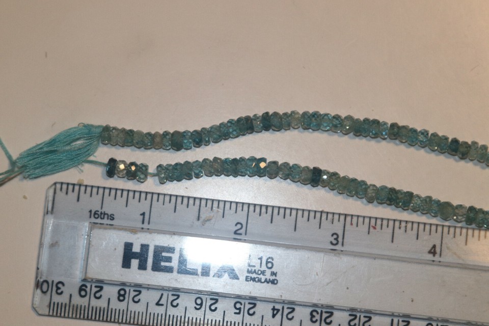 Zicron Blue Faceted Rounds sb3 | eBay