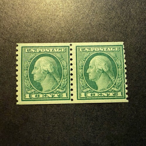 US Scott# 490 1c Washington Coil Line Pair MNH | eBay