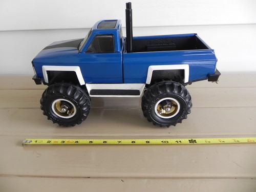 CUSTOM BLUE CHEVY TONKA MUD RUNNER PICK UP TRUCK pressed steel | eBay