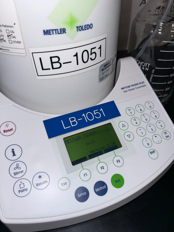 Mettler Toledo DL32 Karl Fischer Coulometer # 17396 | eBay