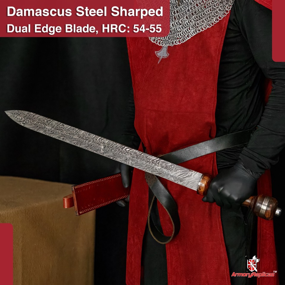Damascus Roman Gladius Sword Hand Forged Steel Legion Replica Firestorm ...