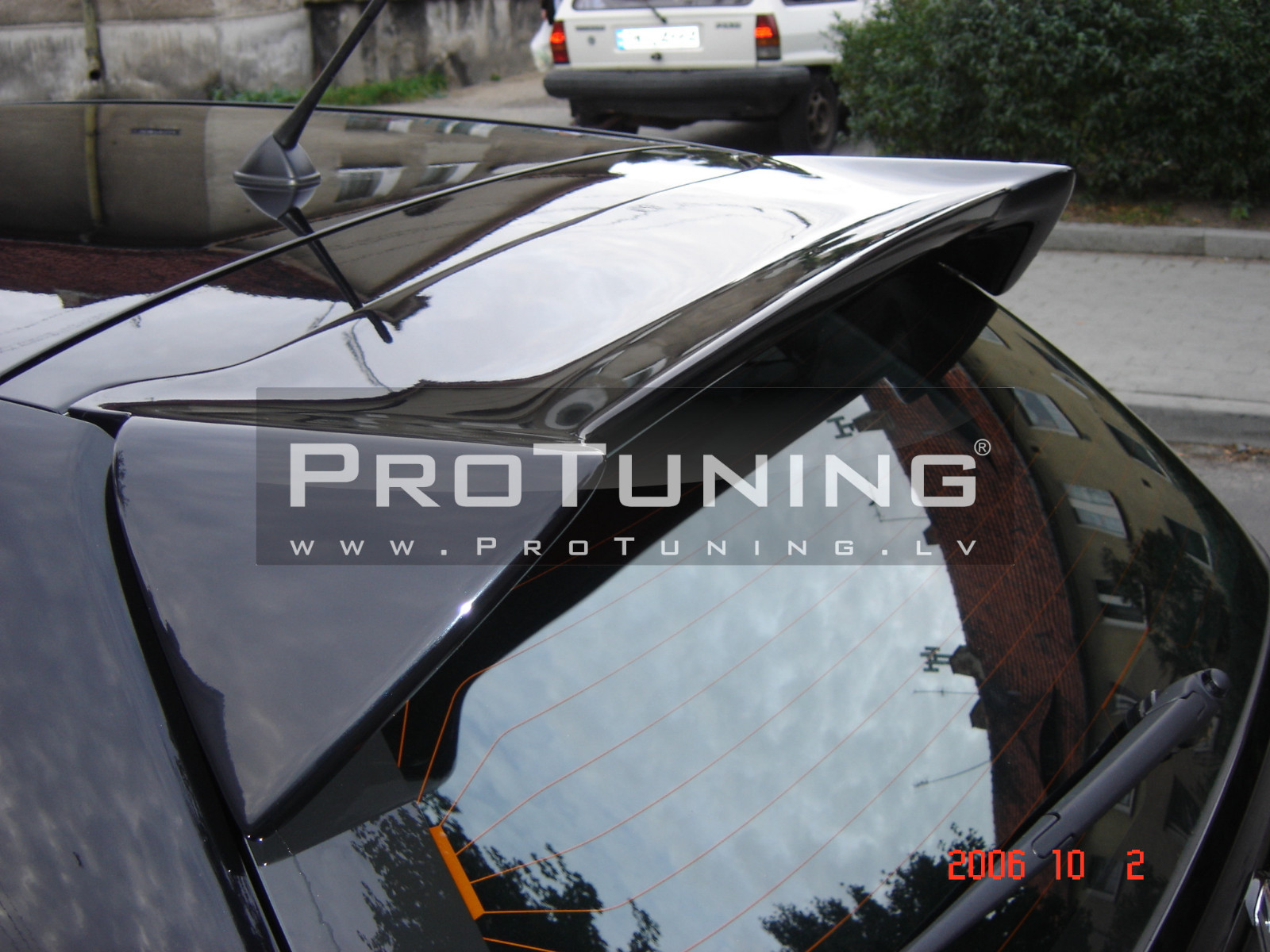 Honda Civic MK7 Rear Door Type R Look Spoiler Roof Extention Wing ...