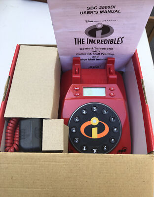 B6 Disney The Incredibles SBC Collectors Phone Caller ID Voicemail ...