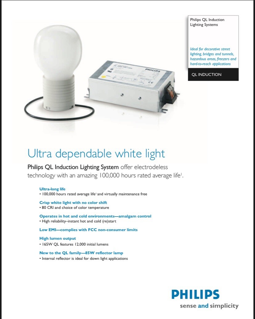 Induction Lighting Systems NEW!! 400w Induction Lamp Round Shape