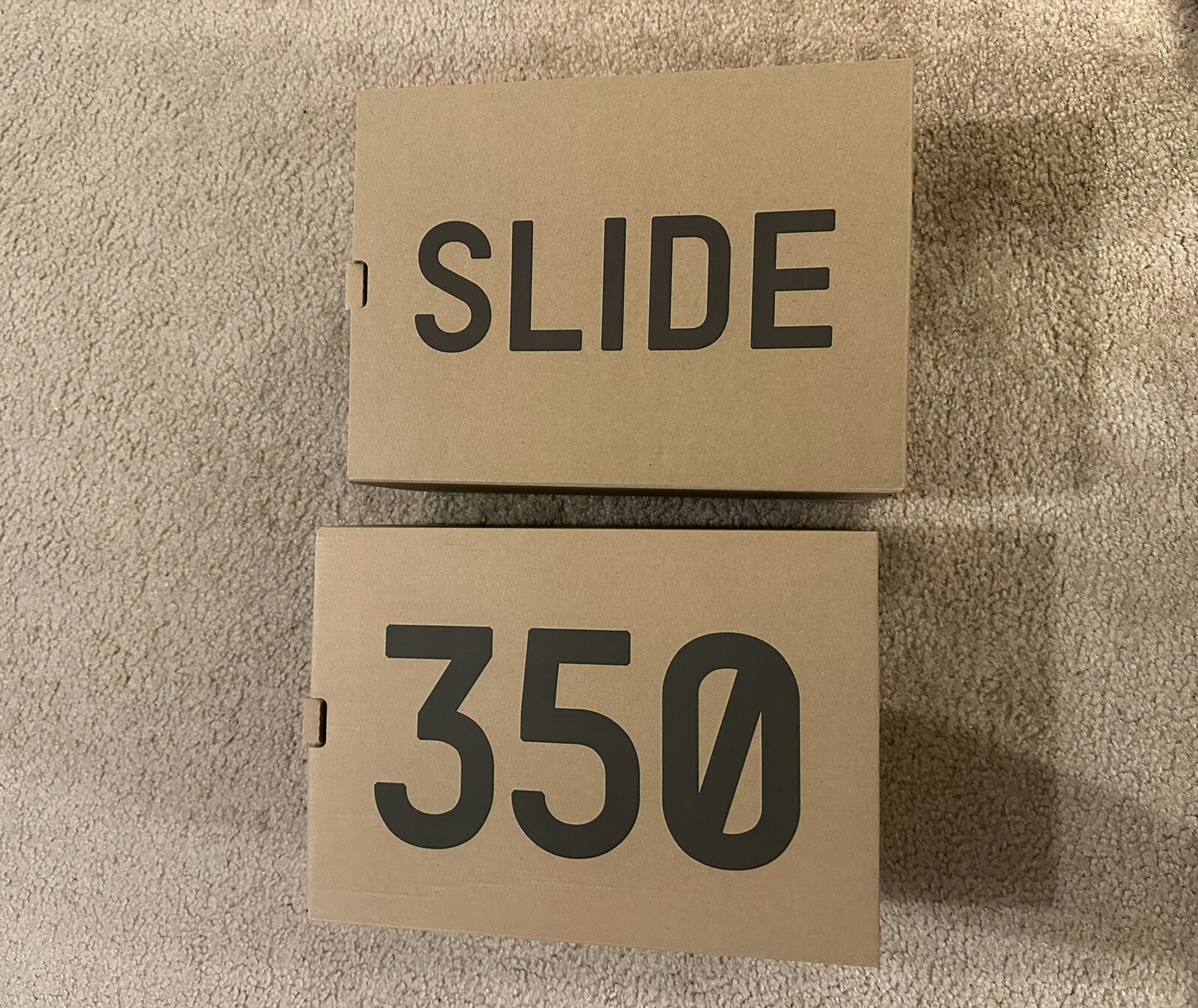 YEEZY SLIDE AND 350 *BOX ONLY* AUTHENTIC 🔥 - Gem