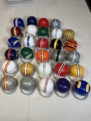 Full Set 29 Vintage NFL Mini helmets Baskin Robbins sundae Dairy Queen ...