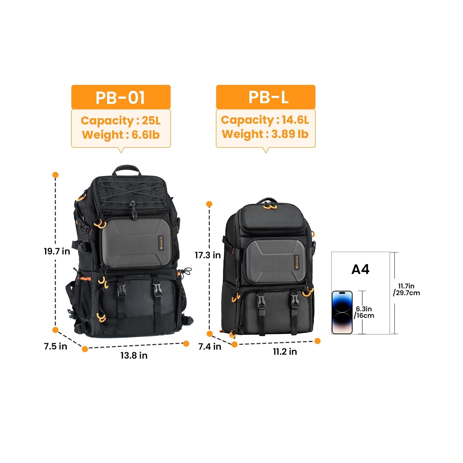 TARION Pro Camera Backpack Large Camera Bag with Laptop Compartment ...
