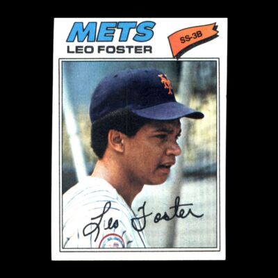 Leo Foster 1977 Topps New York Mets #458 Set Break NICE! | eBay