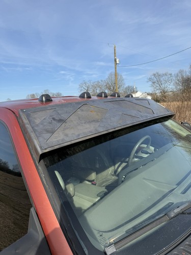 99-16 F-250/F-650 Ford Superduty Windshield Drop Visor (With Overlay ...