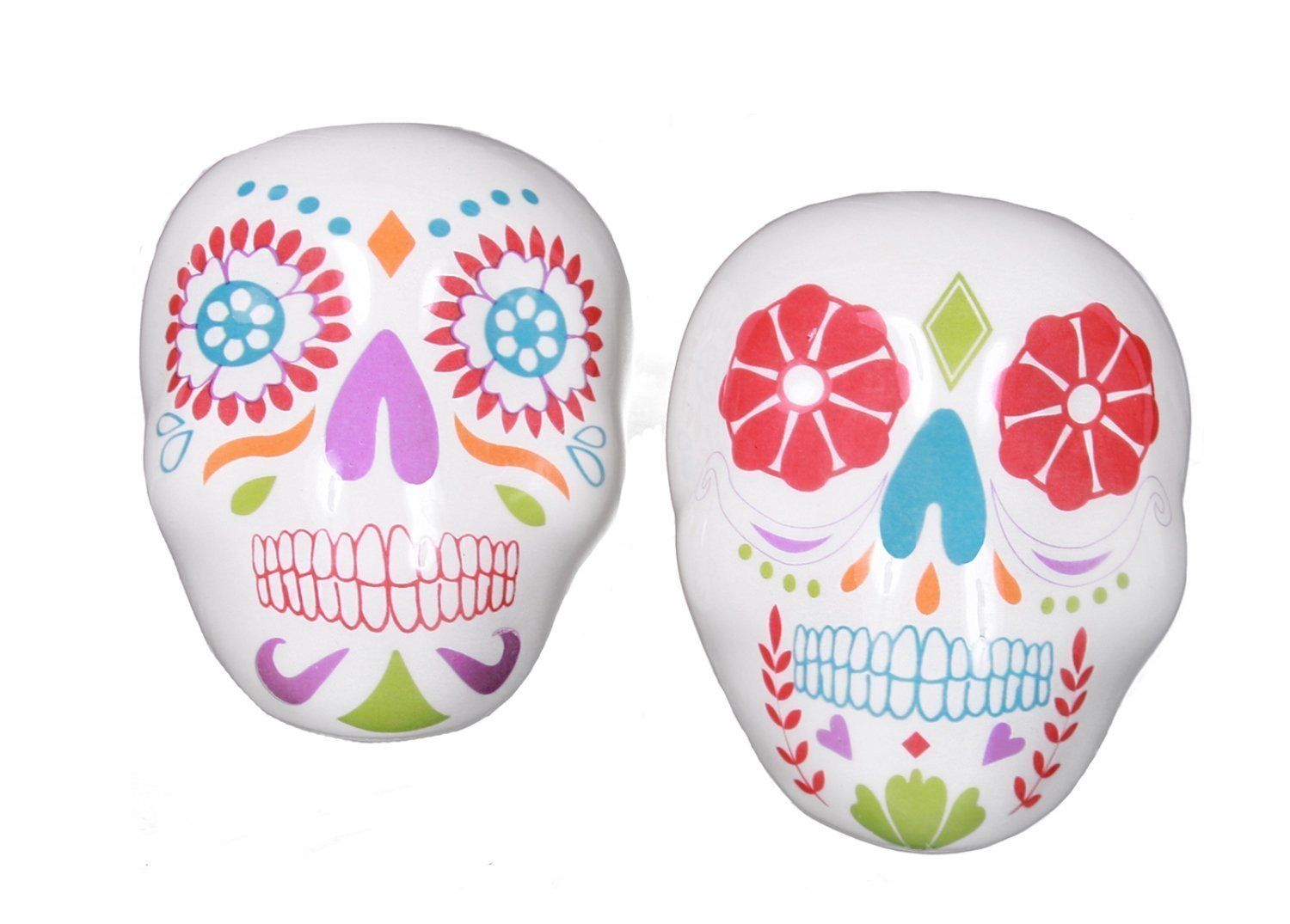 Sugar Skull Day of the Dead Salt and Pepper Shakers Set Ceramic | eBay