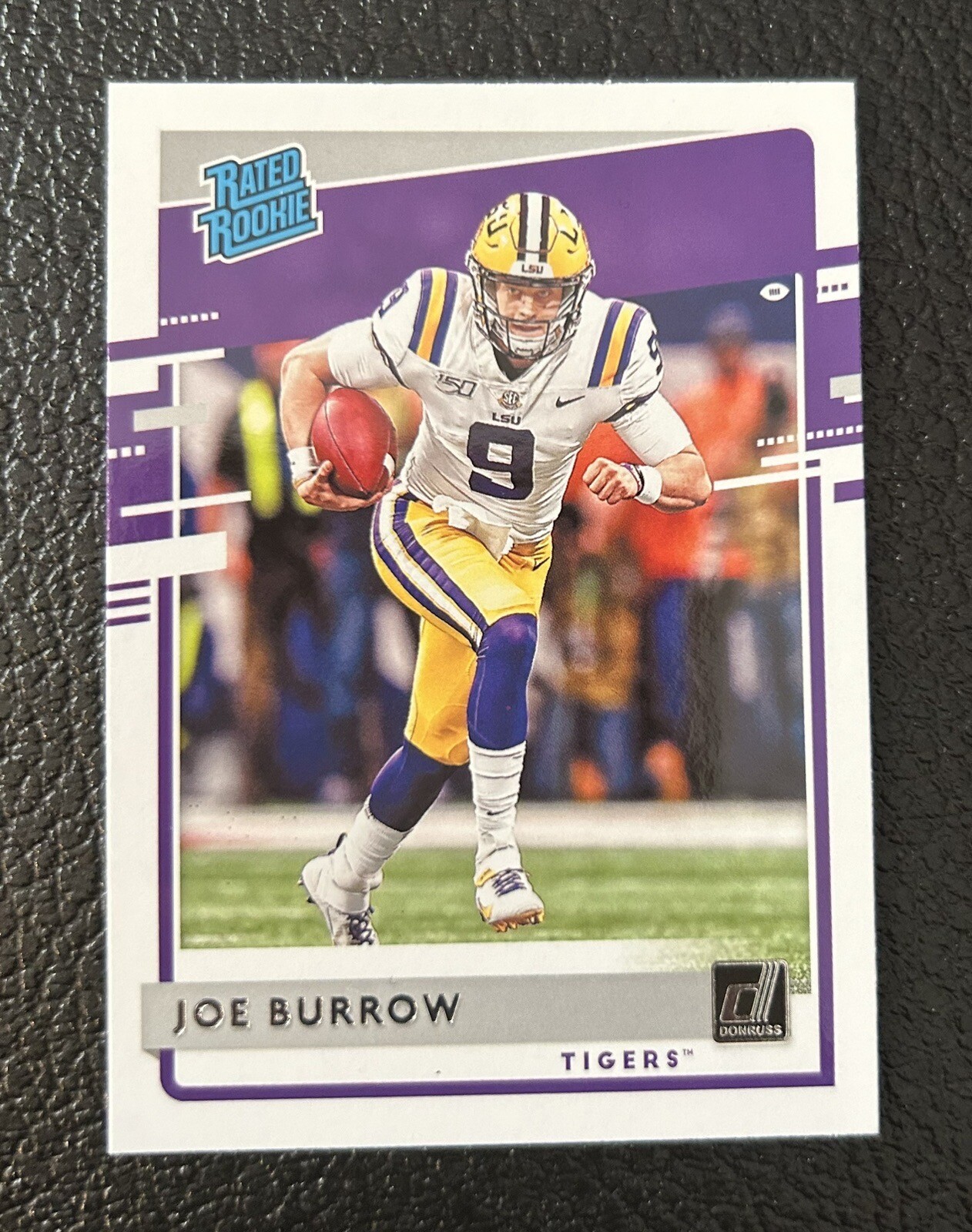 Joe Burrow 2020 Donruss Rated Rookie LSU Rookie Card #1 Nr-Mt | eBay
