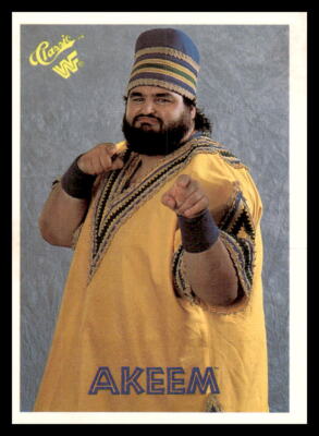 1990 Classic WWF Akeem Westling Card #25 Twin Towers | eBay
