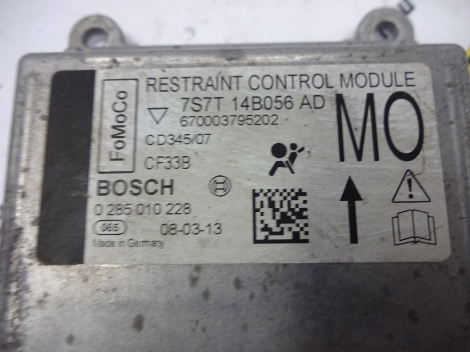 Airbag Standard Ford Mondeo 7S7T14B056AD 7S7T-14B056-AD 0285010228 | eBay