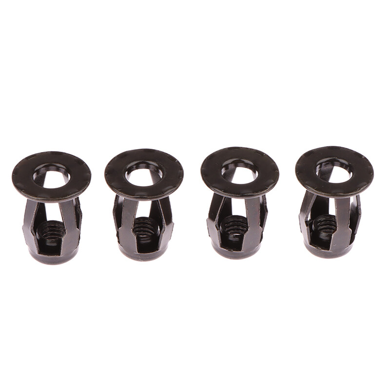 10PCS Rivets Lock Nut Set Riveter Hollow Iron Clip Fixed Plate For Car ...
