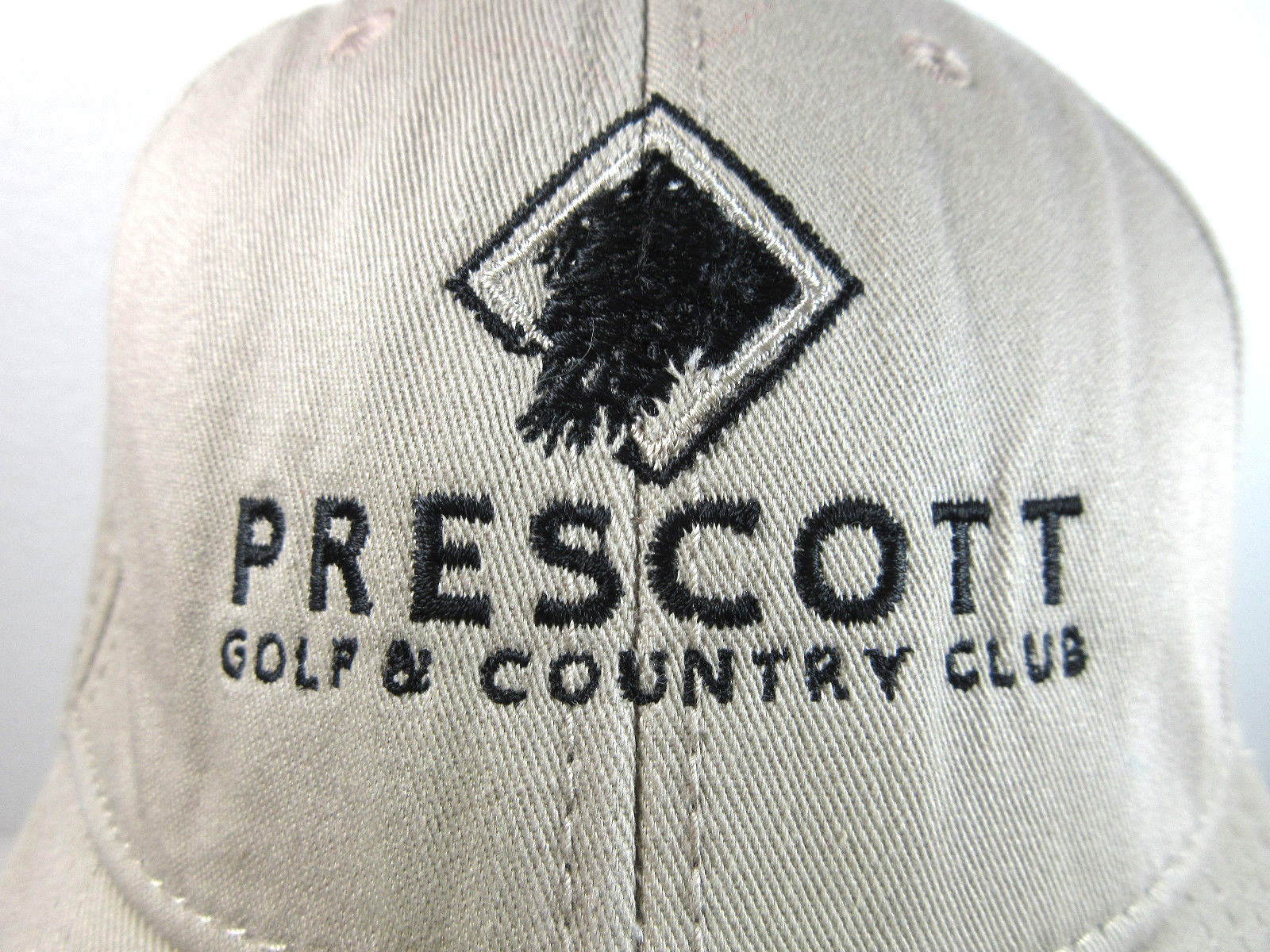 Prescott Golf And Country Club Cap Hat Tan Adjustable… - Gem