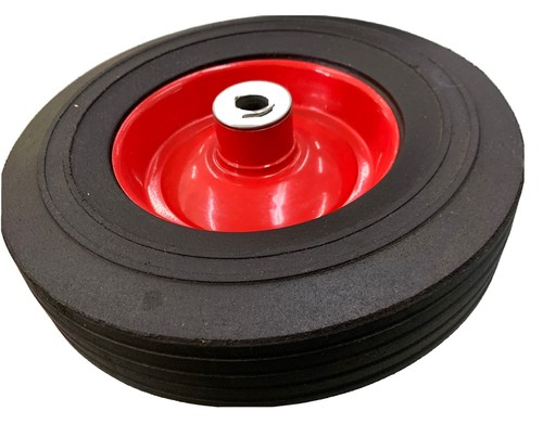 10" Replacement Rubber Wheel for Jockey Wheel Solid Hard Rubber Trailer ...