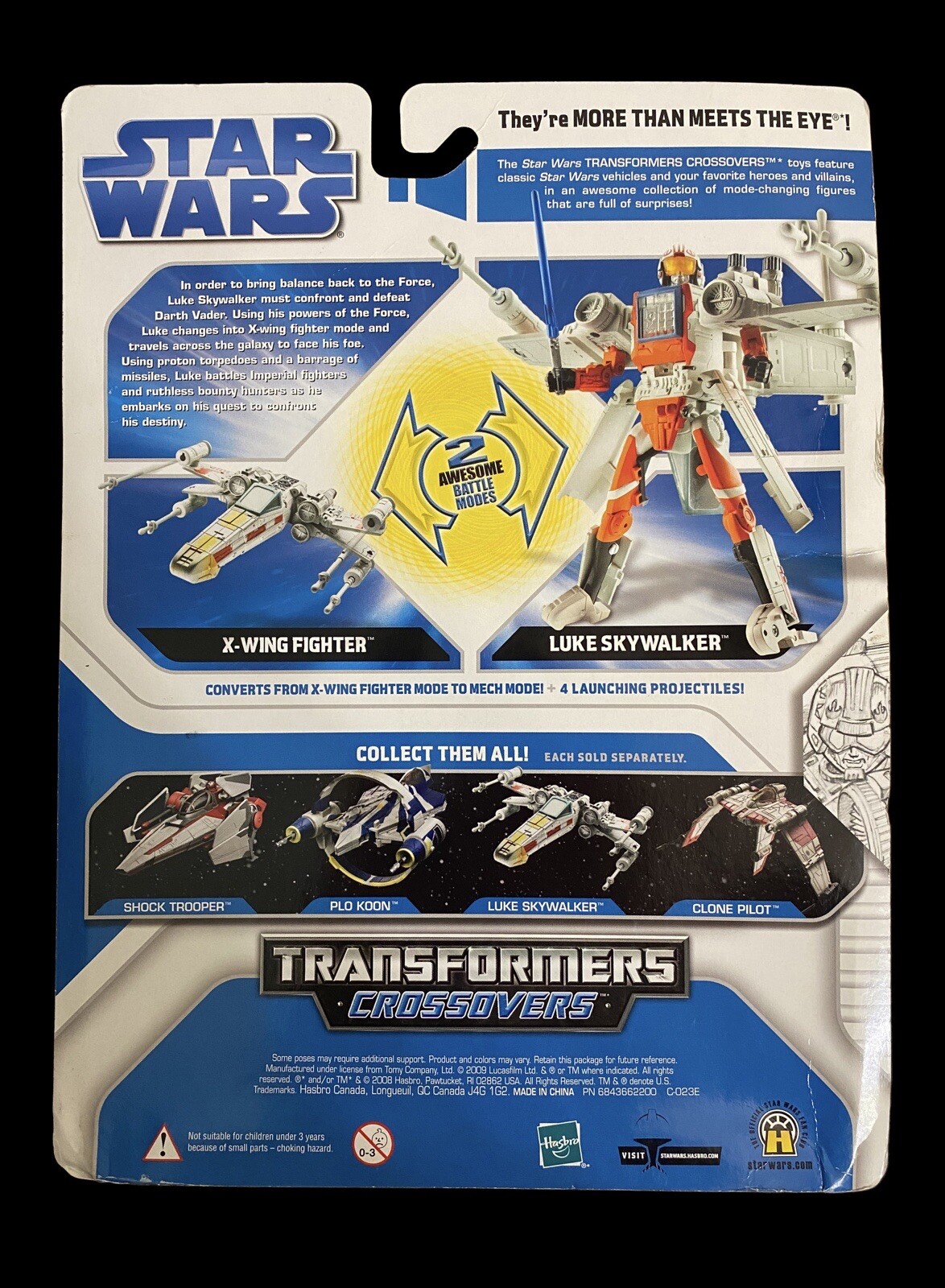 Star Wars Transformers Crossovers “Luke Skywalker To X Wing Fighter ...