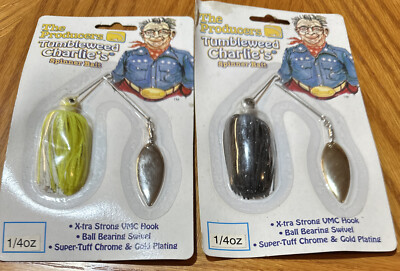 2 Vintage The Producers Tumbleweed Charlie's Spinner Bait 1/4Oz. 2112 ...