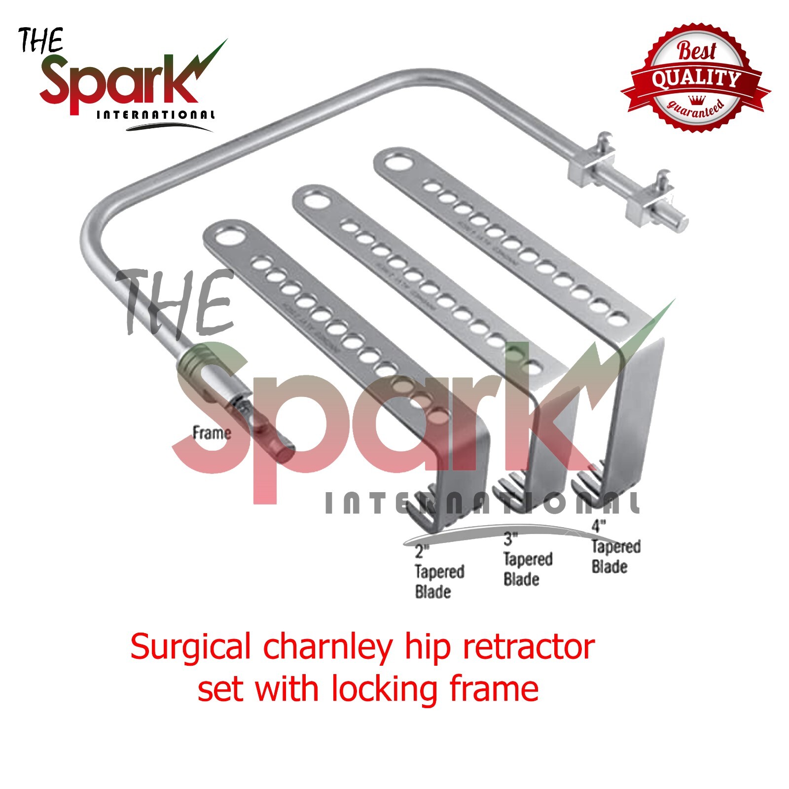 Surgical charnley hip retractor set with locking frame Surgical ...