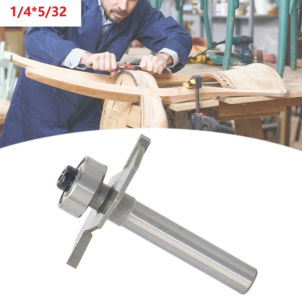 1 X Arcade T-Slot Router Bit 1/4\ Shank 5/32\ Cutting Depth 2 Flutes ...