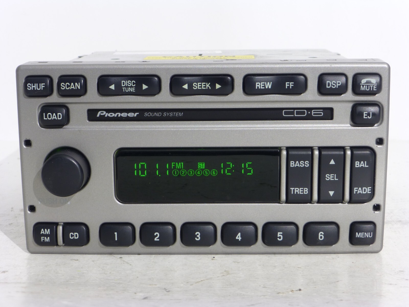 FORD Pioneer Premium Audiophile F150 F250 Radio 6CD Disc Changer Player ...