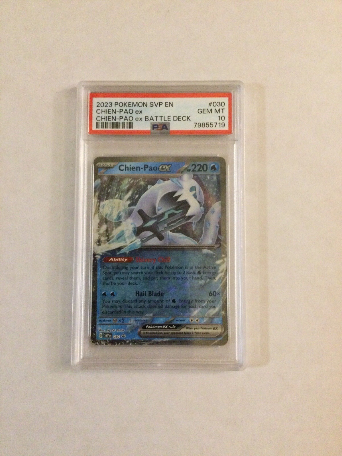 Chen Pao Ex PSA 10 Graded Slab | eBay