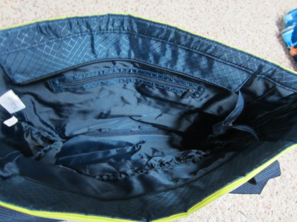 Thirty-one Brand Tote Organizing Utility Bag and Bottle Bag Striped ...