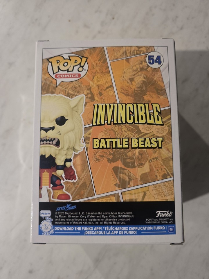 Funko Pop Battle Beast #54 Chase Invincible Exclusive | eBay