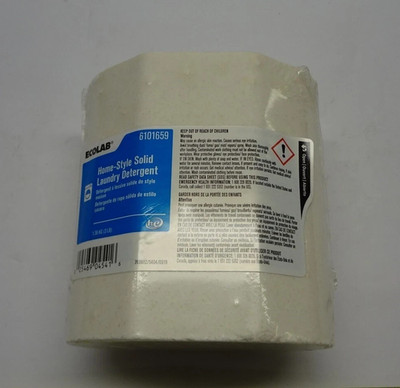 (1) Ecolab Home-Style Solid Laundry Detergent (6101659) 3 lbs ...