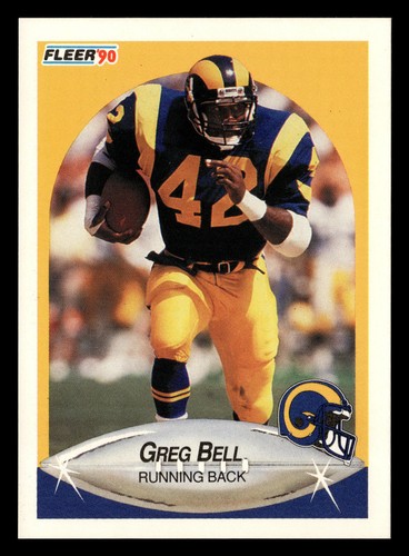Greg Bell 1990 Fleer #34 Los Angeles Rams FOOTBALL *075 | eBay