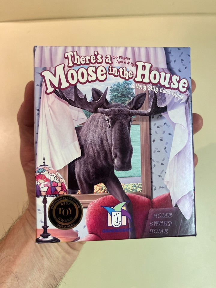 There's a Moose in the House Card Game Gamewright Kids Learn Matching ...
