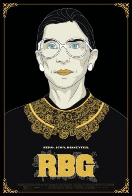 RBG, 2018,Original,DS,One Sheet,27”x40”Rolled, Ruth Bader Ginsburg ...
