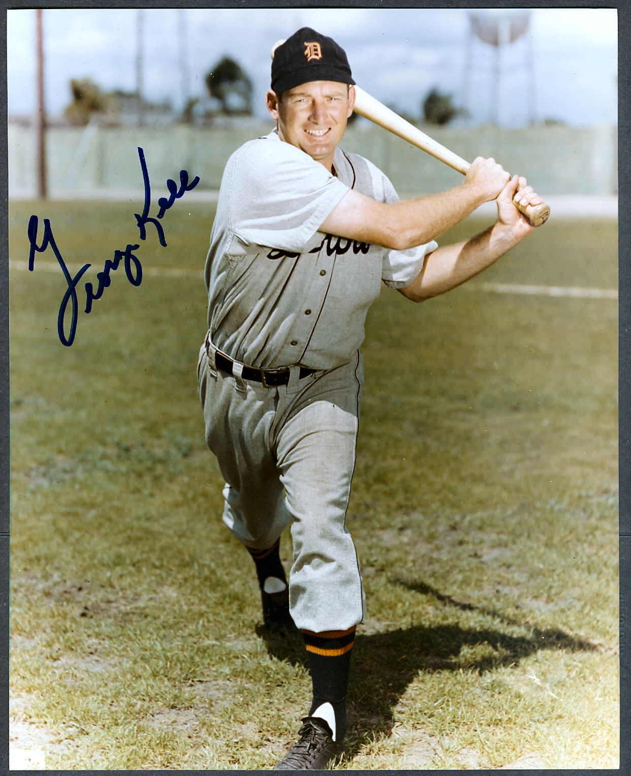 George Kell Autographed 8x10 Photo Detroit Tigers HOF From Show | eBay