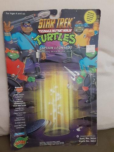 Teenage Mutant Ninja Turtles Star Trek Captain Leonardo Tmnt 1994 ...
