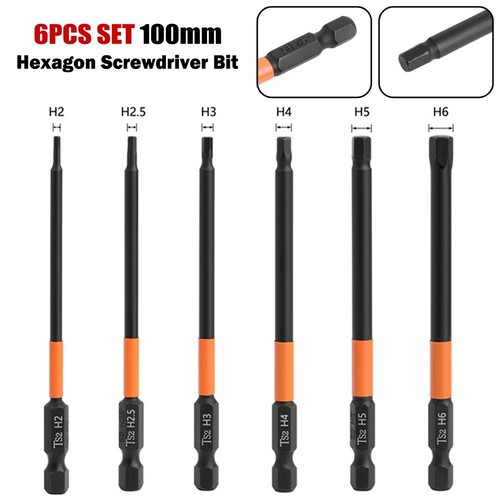 Reliable Hexagon Screwdriver Bits Quick Change Impact Driver Set 100mm ...